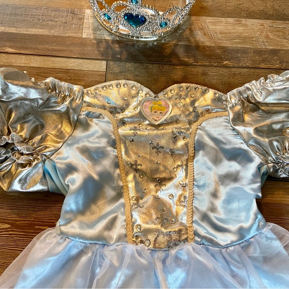 Rubie's | Costumes | Little Princess Costume Gown Crown Sky Blue Girls ...